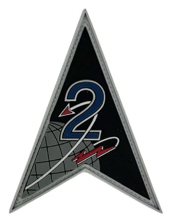 Space Force PVC Patch Space Delta 2 With Velcro